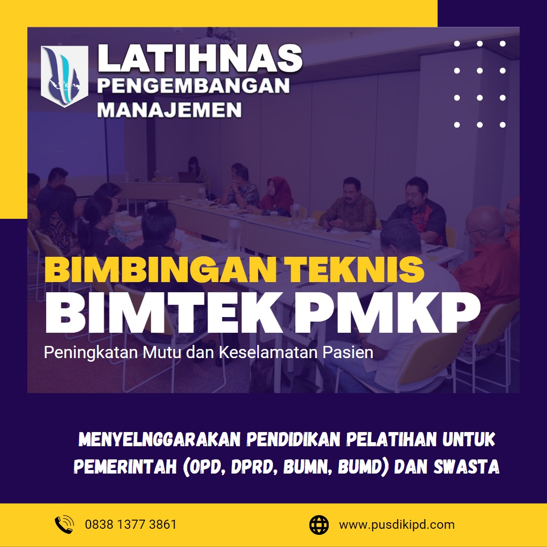 Training Pelatihan PMKP RS Update Standar Akreditasi Kemenkes Tahun ...